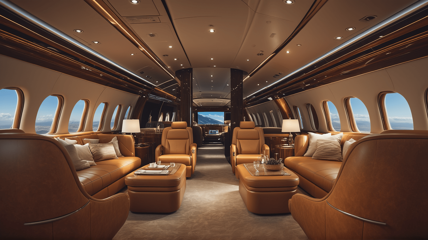 How to use AI for Private Jet Interior Design - PromeAI Blog