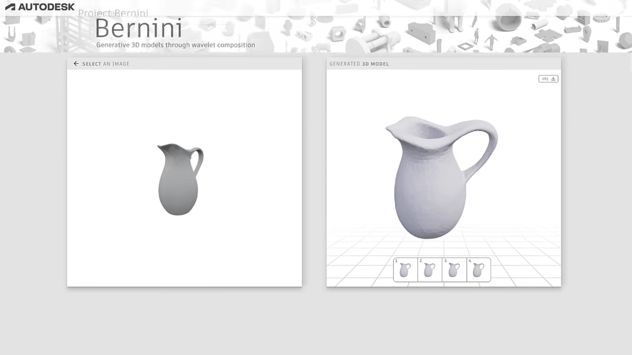 Autodesk Introduces Project Bernini, a New Generative AI Model