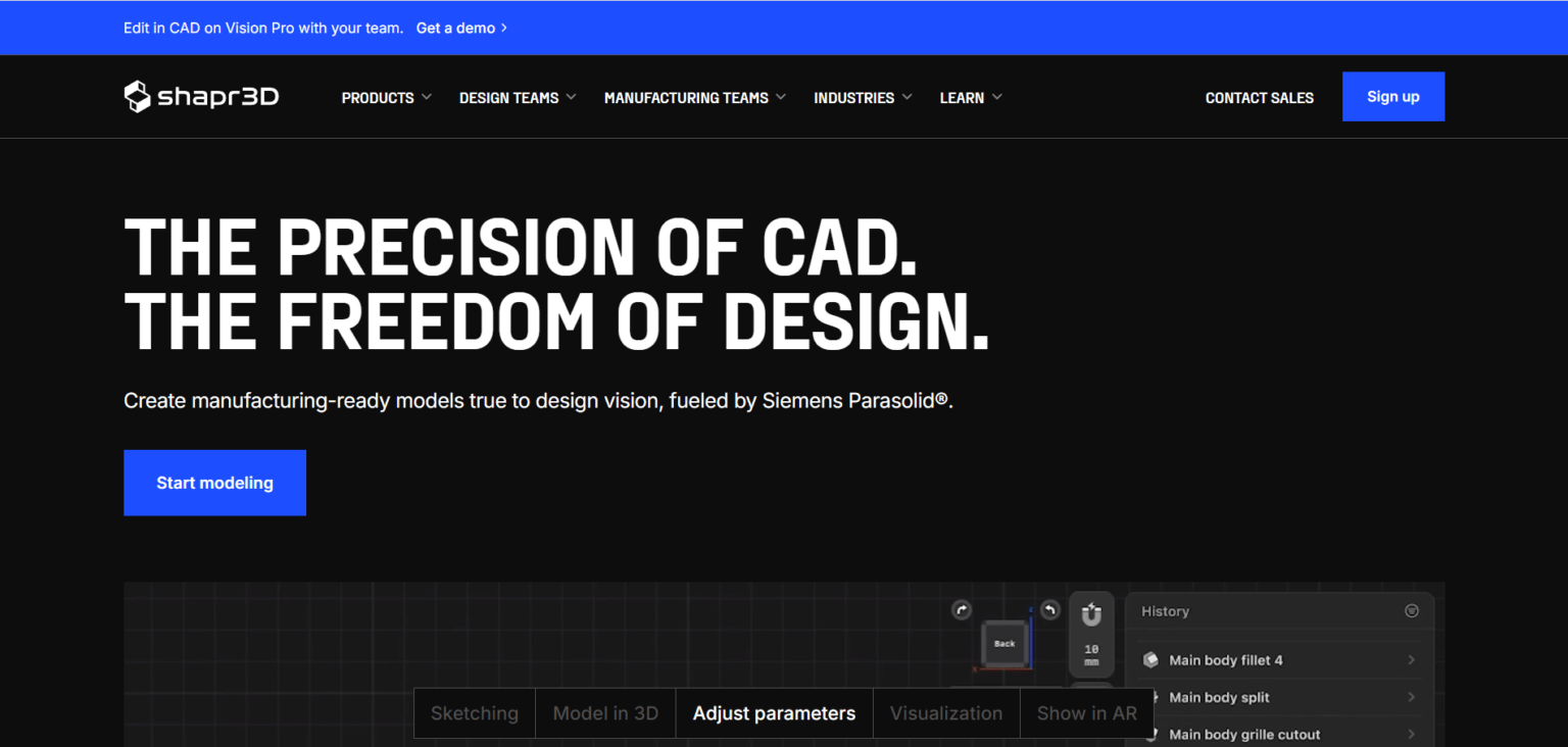 Shapr3D: Intuitive 3D CAD Modeling Tool - Reviews