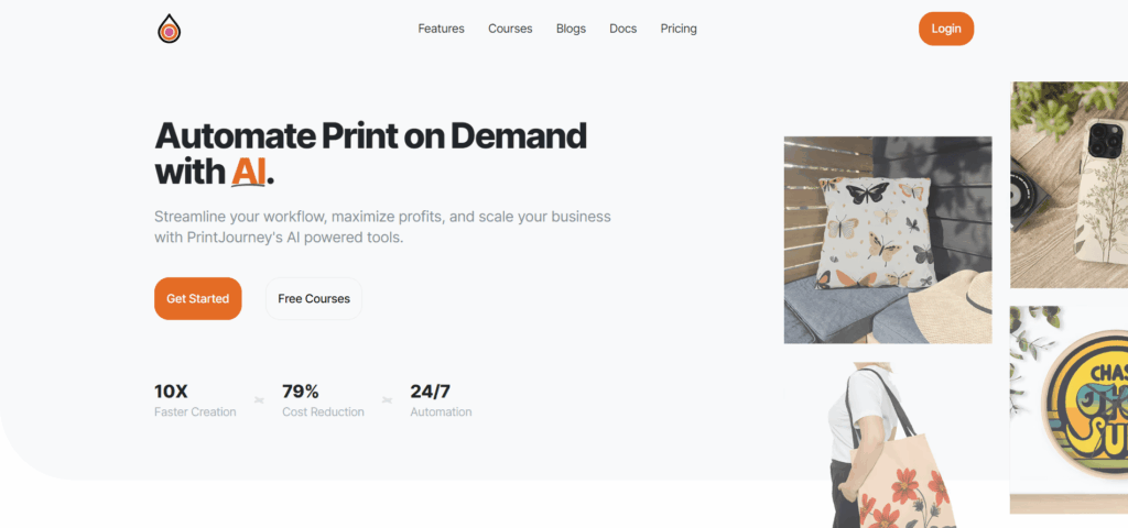 PrintJourney: AI-Powered Print on Demand Automation